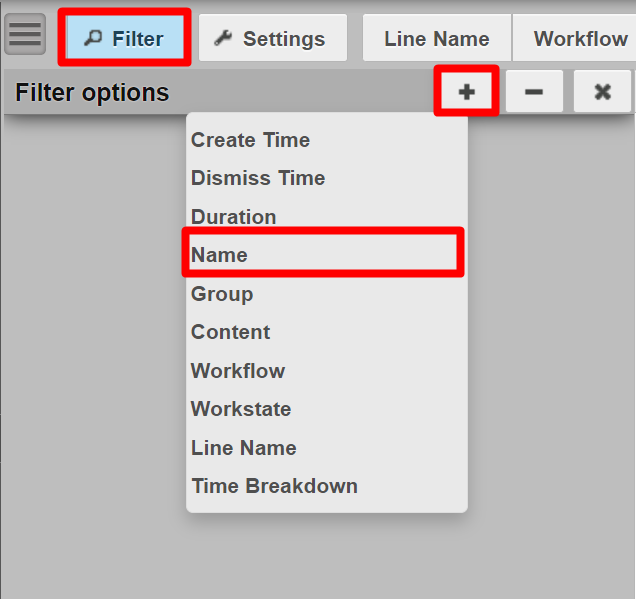 How to create an Out of Spec Flow Report?