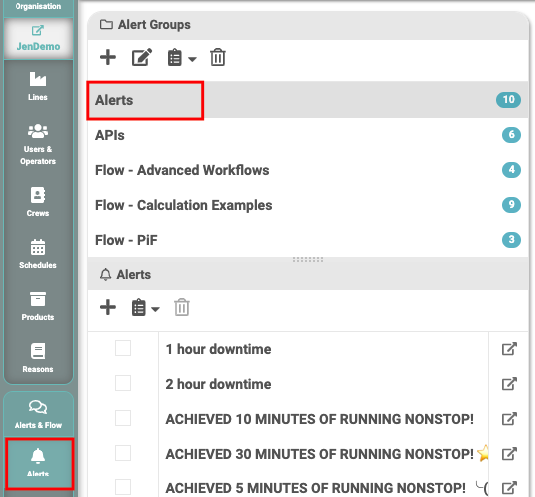 How to set a reminder to log a job when a shift is logged?